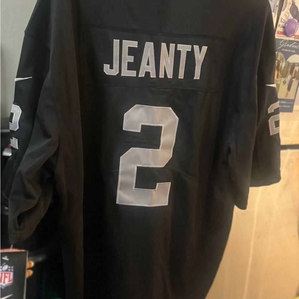 NFL | Tops | Nfl Black Jersey With White Number 2 And Jeanty Name ...